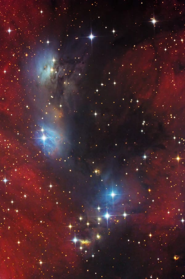 Обои на рабочий стол: NGC 6914, Лебедь, космос, vdB 132, туманность, nebula