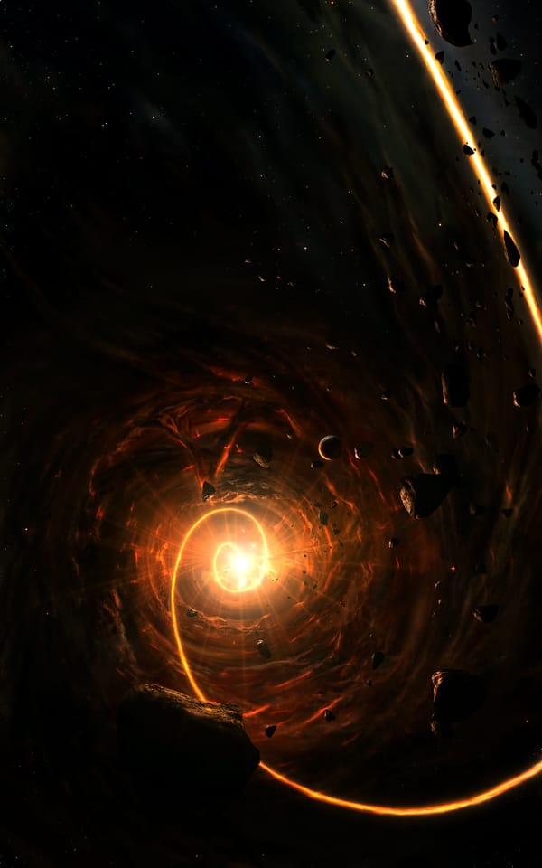 Картинка на рабочий стол: space, cosmos, spiral, fire