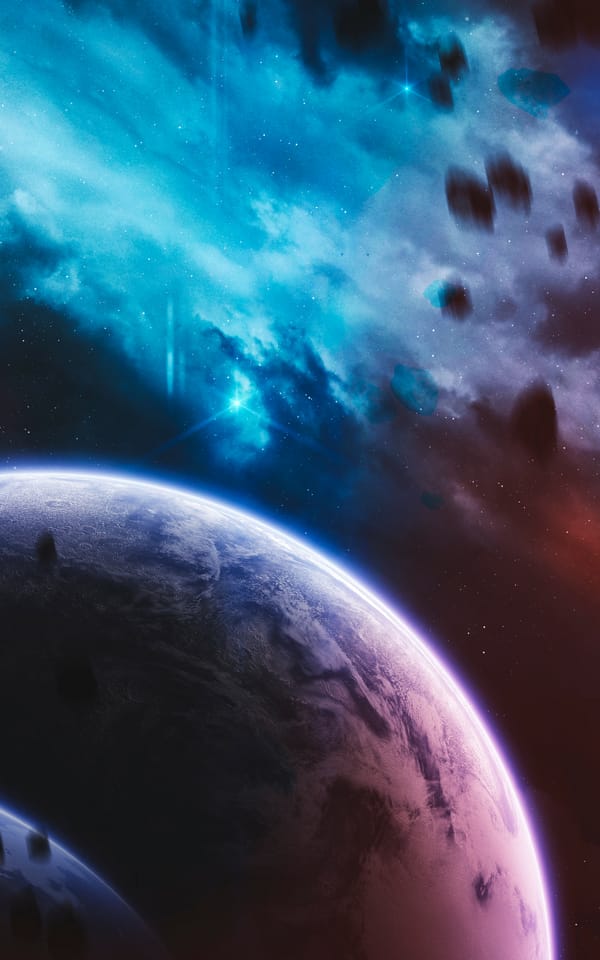 Обои для рабочего стола: космос, звёзды, планета