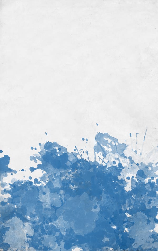 Обои на рабочий стол: белый, синий, кляксы
