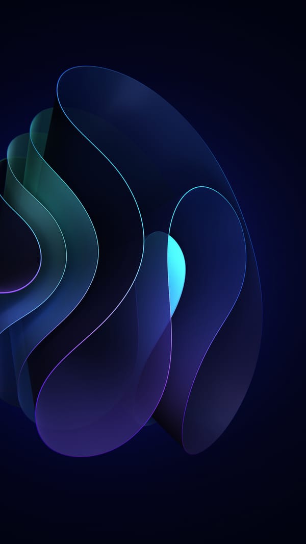 Фото: Bloom Edges Blue, Windows 11, 3D, Windows, Bloom